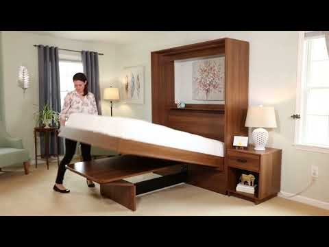 Murphy Bed with Desk and Side Cabinets | Inovabed